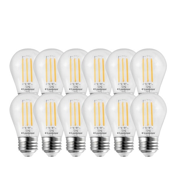 Luminus 4.5W A15 LED Bulb | 12-Pack | 2700K Warm White, 350LM, Dimmable ...